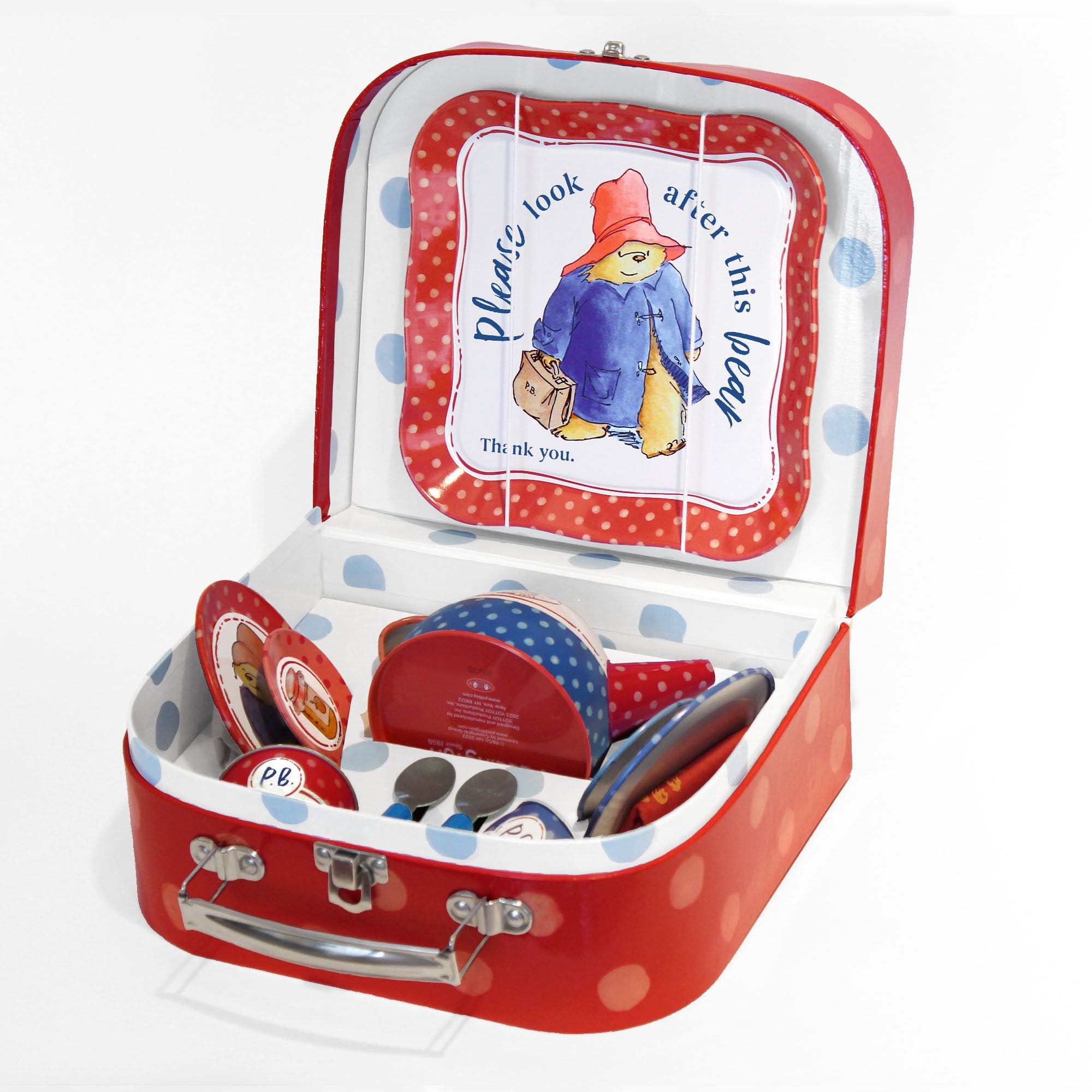 Paddington 14- Piece Tin Tea Set – YOTTOY Productions