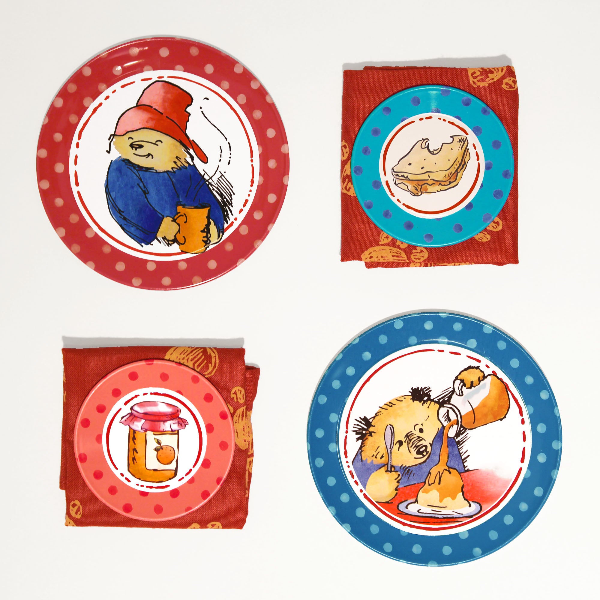 Paddington 14- Piece Tin Tea Set – YOTTOY Productions