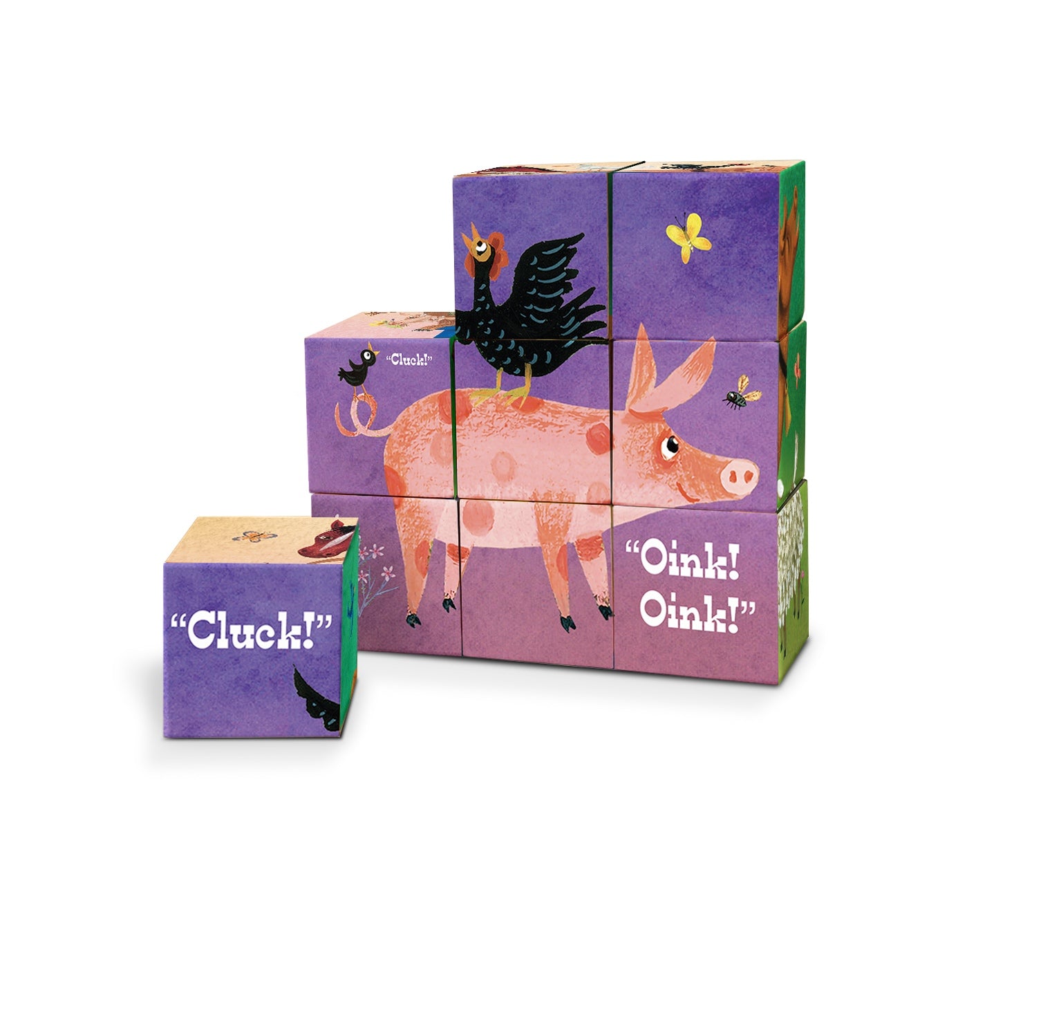 Little Blue Truck Puzzle Blocks – YOTTOY Productions