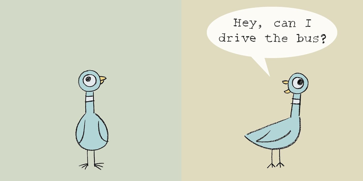 "Don't Let the Pigeon Drive the Bus!" Hardcover Book – YOTTOY Productions