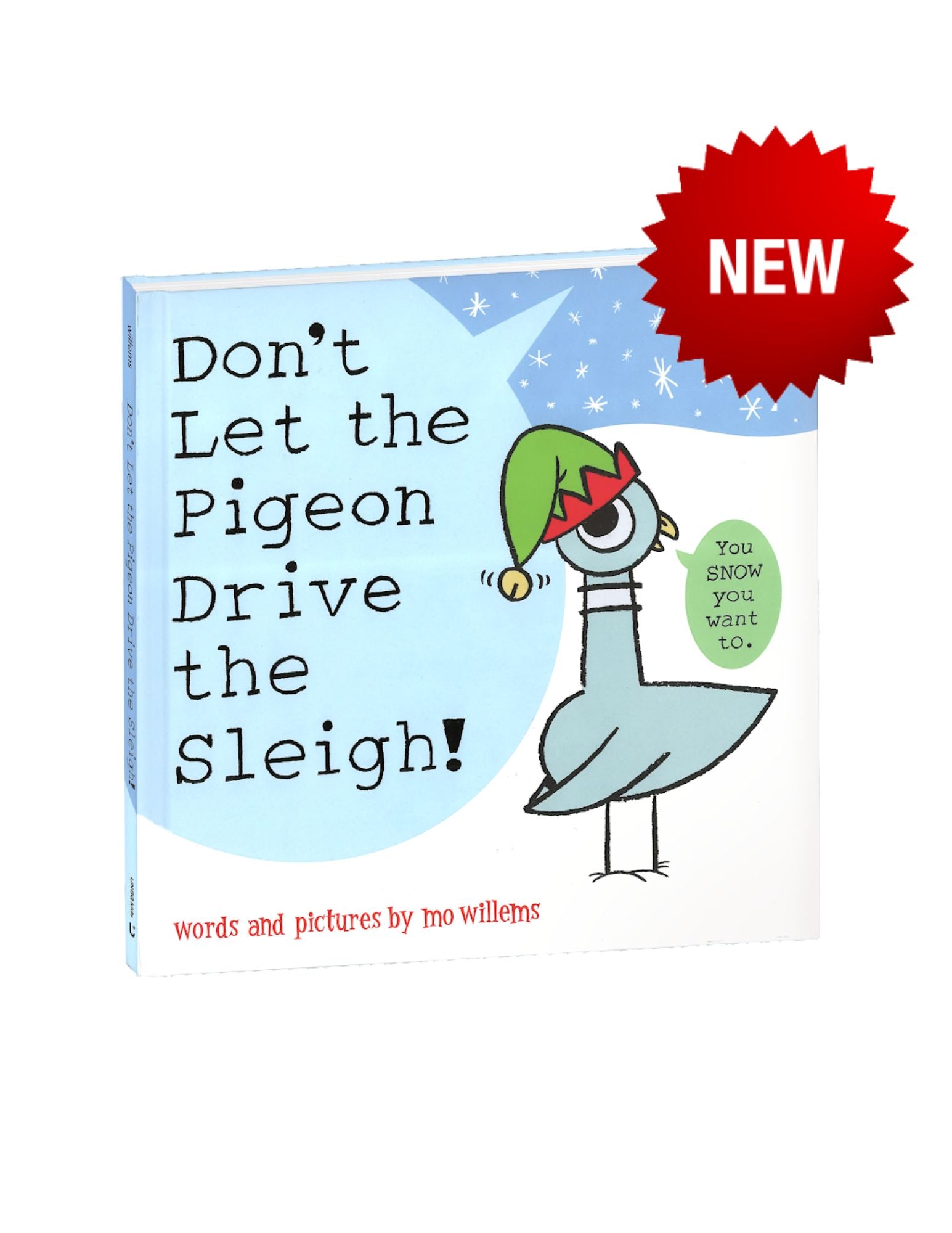 "Don't Let the Pigeon Drive the Sleigh" Hardcover Book – YOTTOY Productions