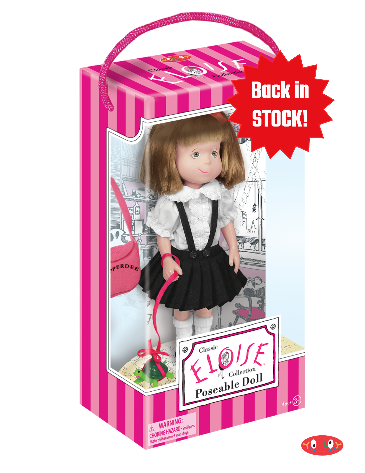 Eloise Poseable Doll with Skipperdee and Purse – YOTTOY Productions