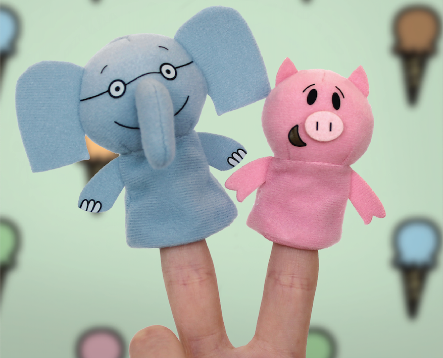 Elephant & Piggie Finger Puppets – YOTTOY Productions