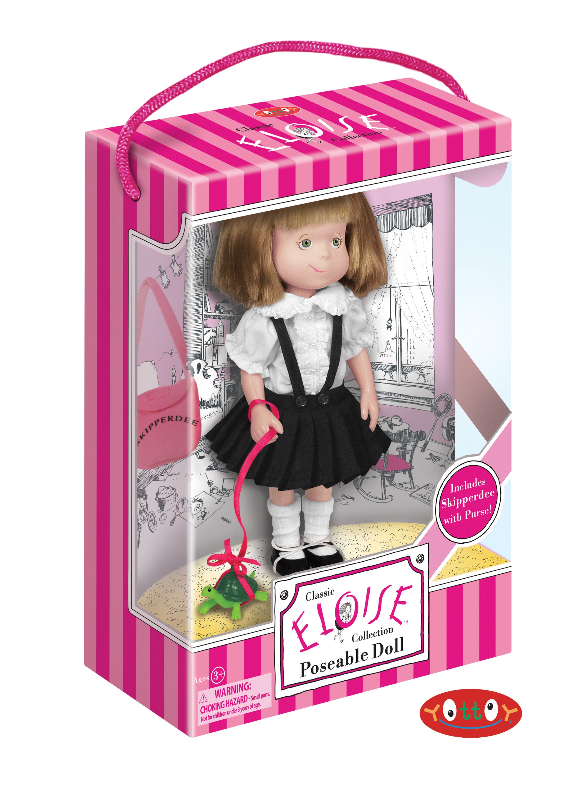 Eloise Poseable Doll with Skipperdee and Purse – YOTTOY Productions