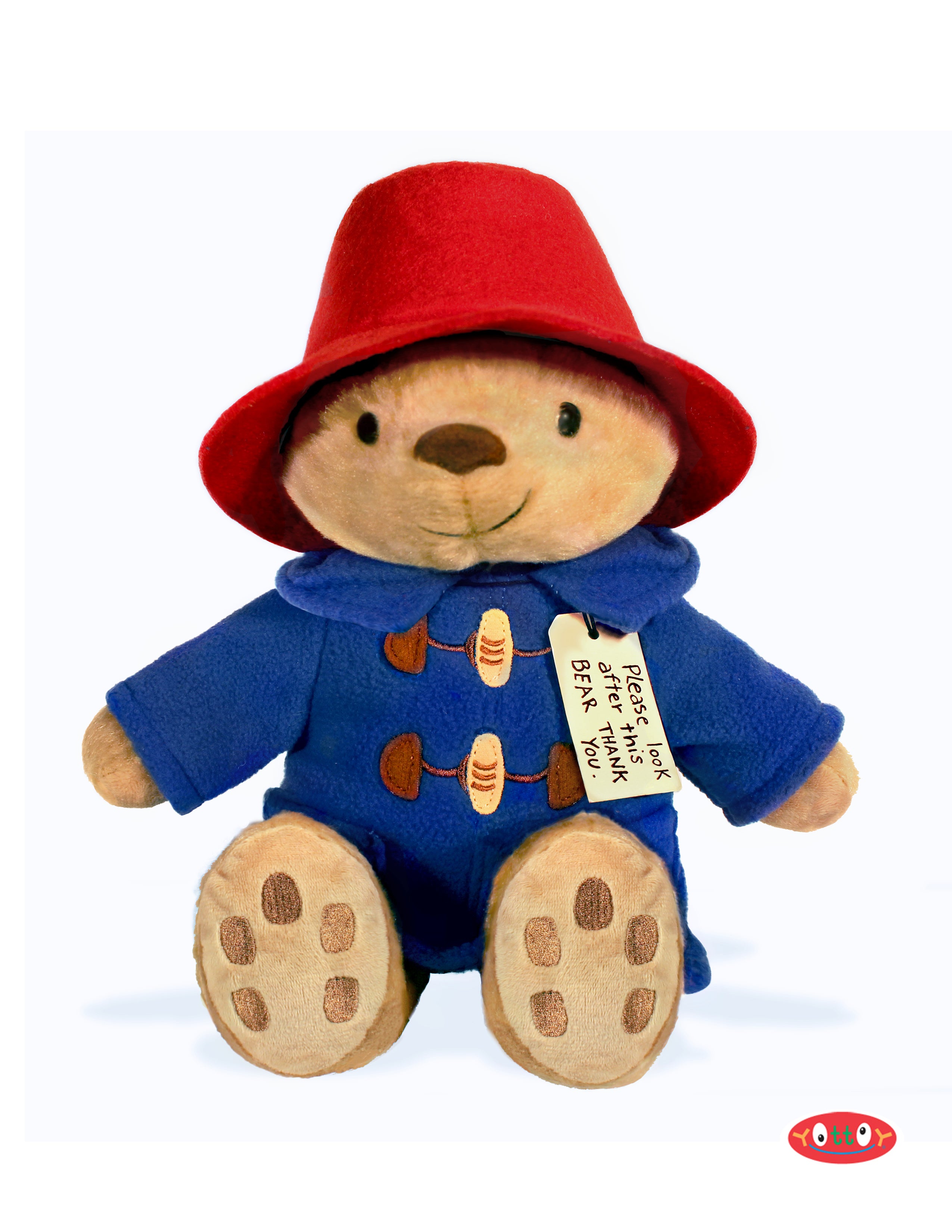 Classic Seated Paddington 8.5" Soft Toy – YOTTOY Productions