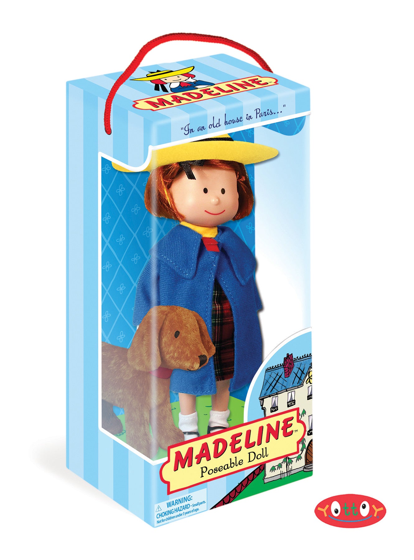 Madeline Poseable Doll with Genevieve Soft Toy in Take-Along Package ...